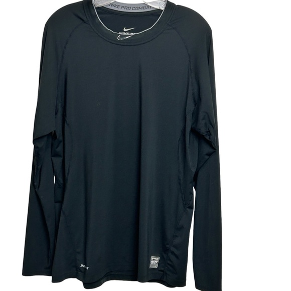 Nike | Shirts | Nike Pro Combat Mens Long Sleeve Shirt | Poshmark